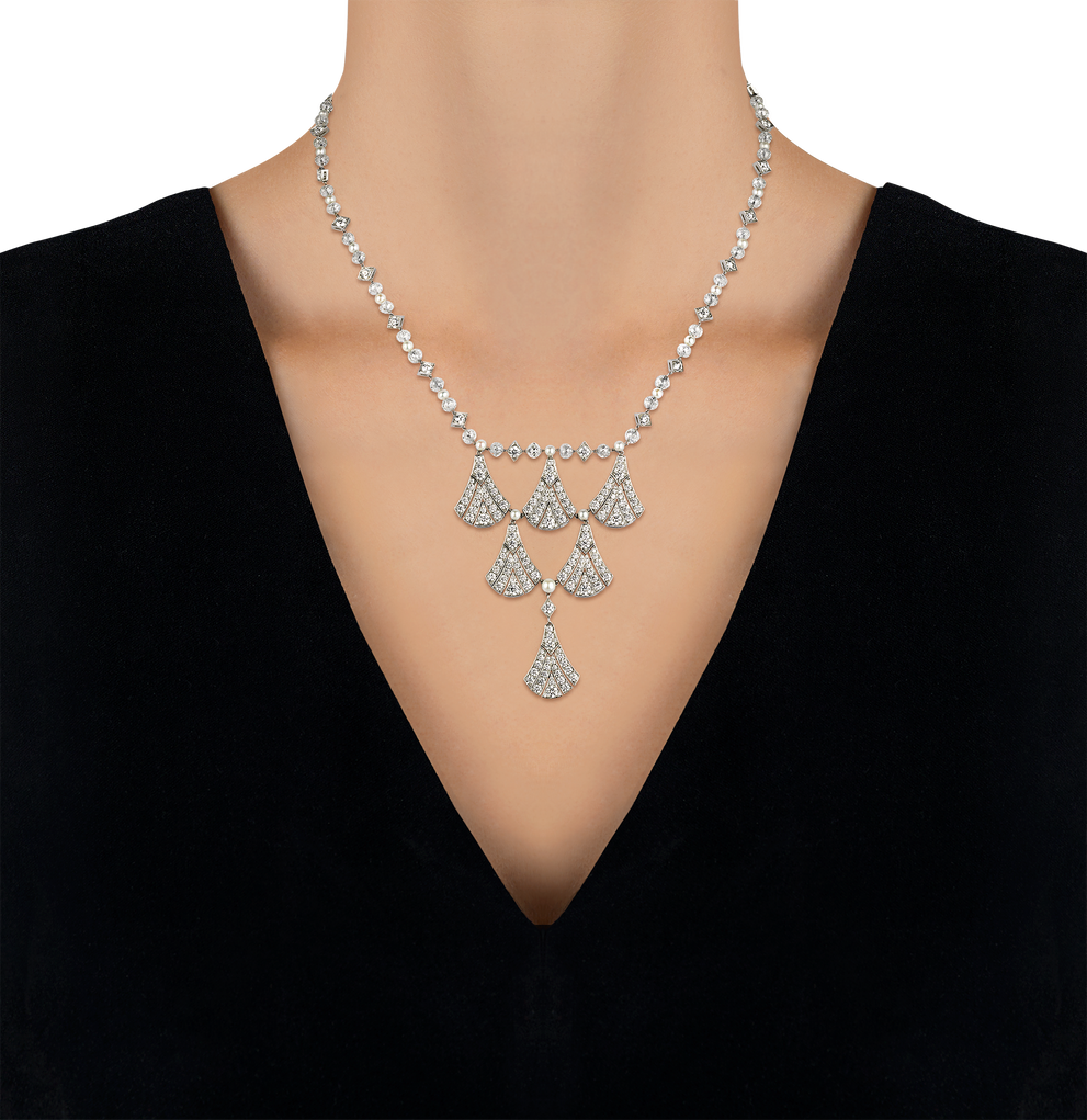 Tiffany & Co. Diamond Lavalier Necklace, 45.64 Carats | M.S. Rau