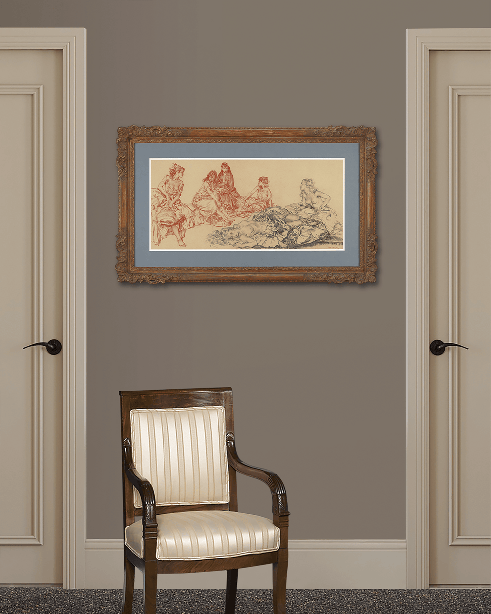 A Study of Two Models by Sir William Russell Flint | M.S. Rau