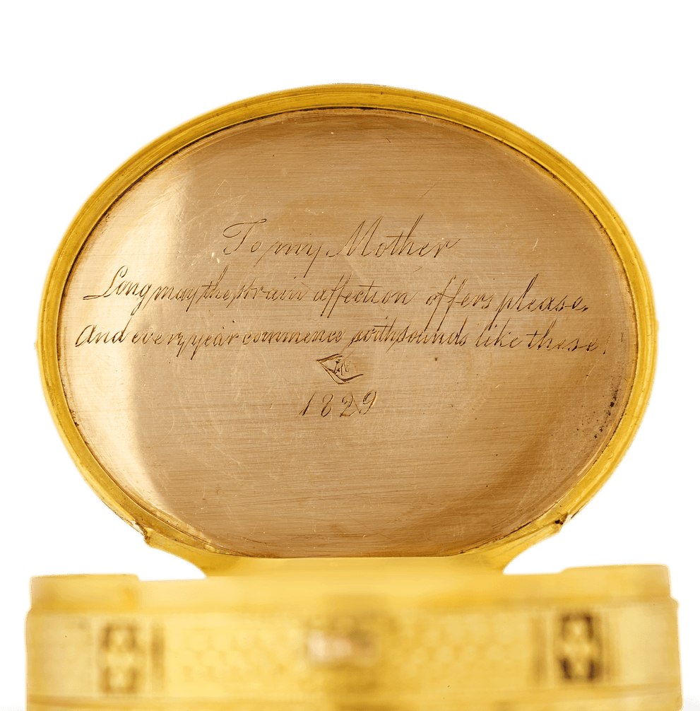 Swiss Enamel and Gold Musical Snuff Box | M.S. Rau