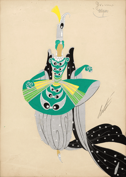 Le khalife Haroun-Al-Rashid by Erté | M.S. Rau