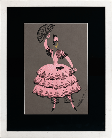 Danseuse du ballet espagnol by Erté | M.S. Rau