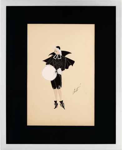 Le petit cardinal noir by Erté | M.S. Rau