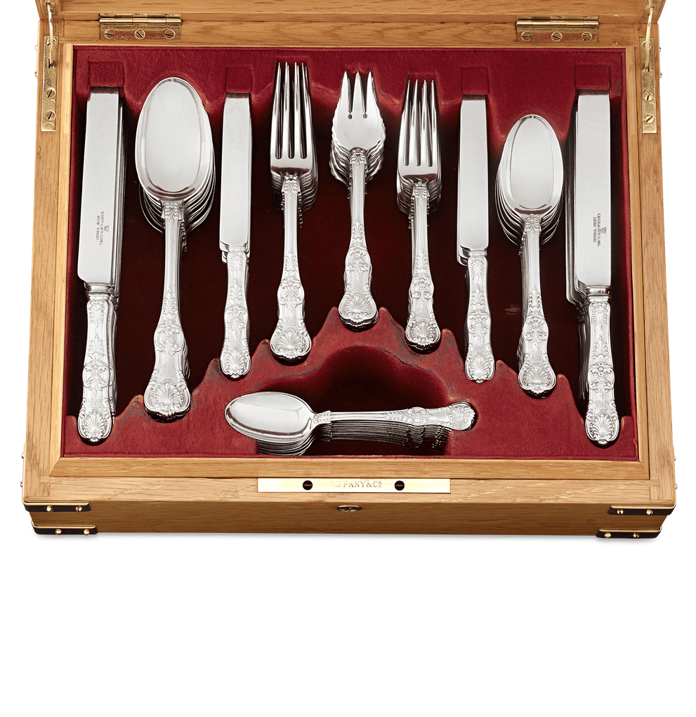 Tiffany & Co. English King Flatware Service, 96 Pieces | M.S. Rau