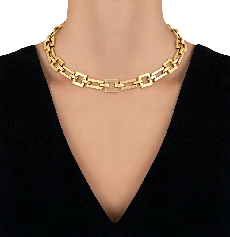 David Webb Convertible 18K Yellow Gold Chain | M.S. Rau