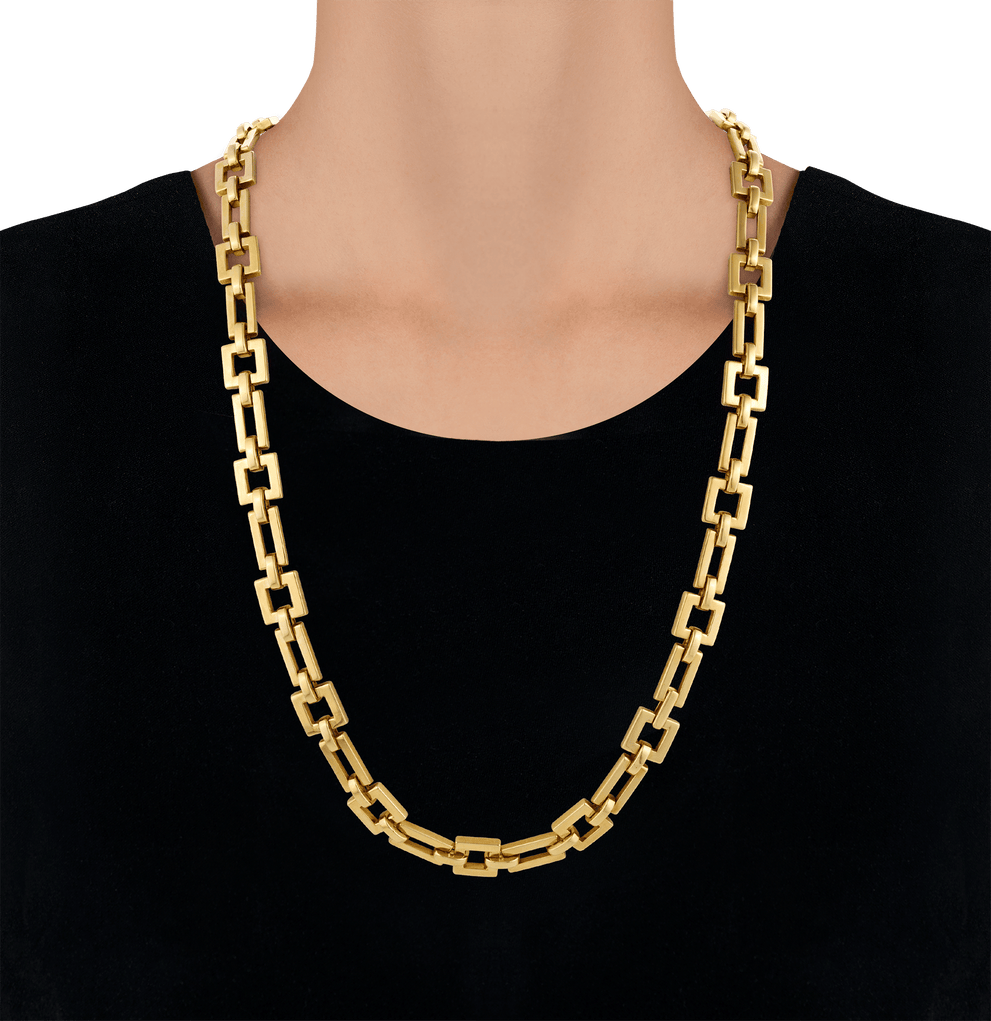 David Webb Convertible 18K Yellow Gold Chain | M.S. Rau