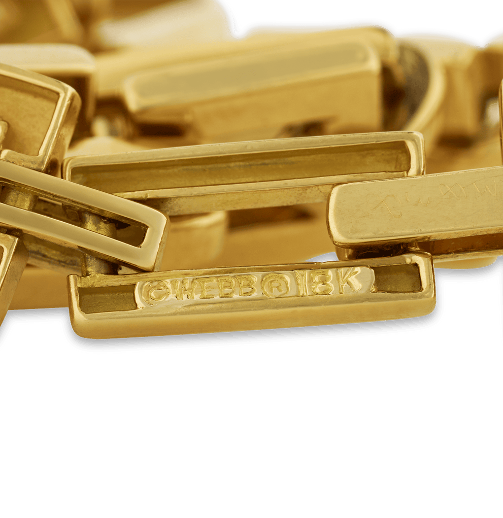 David Webb Convertible 18K Yellow Gold Chain | M.S. Rau