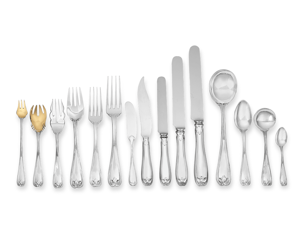 Tiffany & Co. Colonial Silver Flatware Service for 12 | M.S. Rau