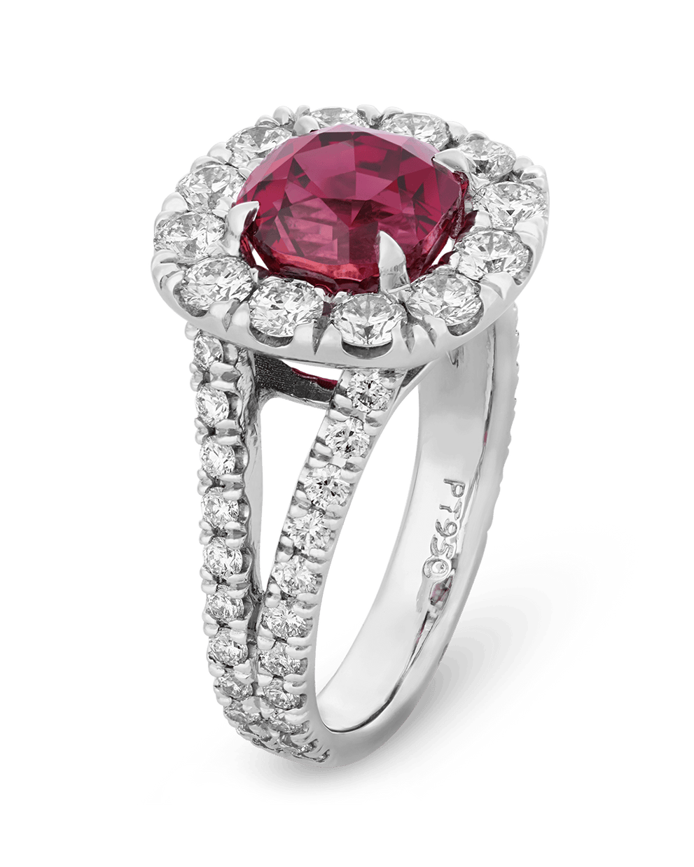 Unheated Ruby Ring, 4.66 Carats | M.S. Rau