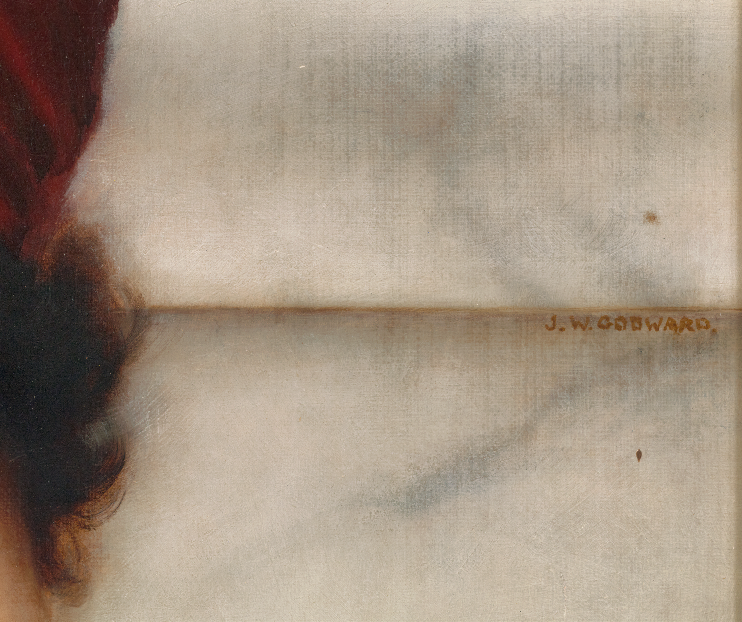 A Classical Beauty in Profile by John William Godward | M.S. Rau